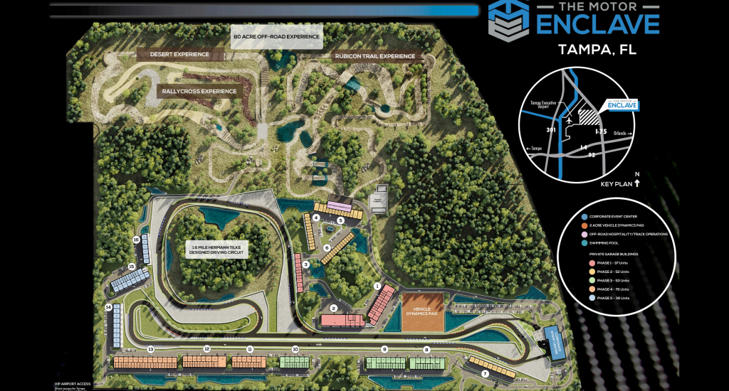 The Motor Enclave Brings High-End Car Condos & Performance Track to ...